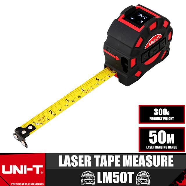 UNI-T 50M 60M Laser Tape Measure LM50T LM60T Digital Electronic Ruler ...