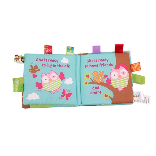 Buy Children's Cloth Book Reading Toy Embroidery Puzzle Book ...