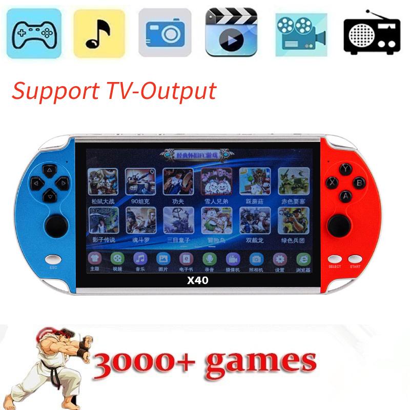 Buy 7.1inch LCD Hand-held Gaming Player 16GB Game Machine Built-in 3000 ...