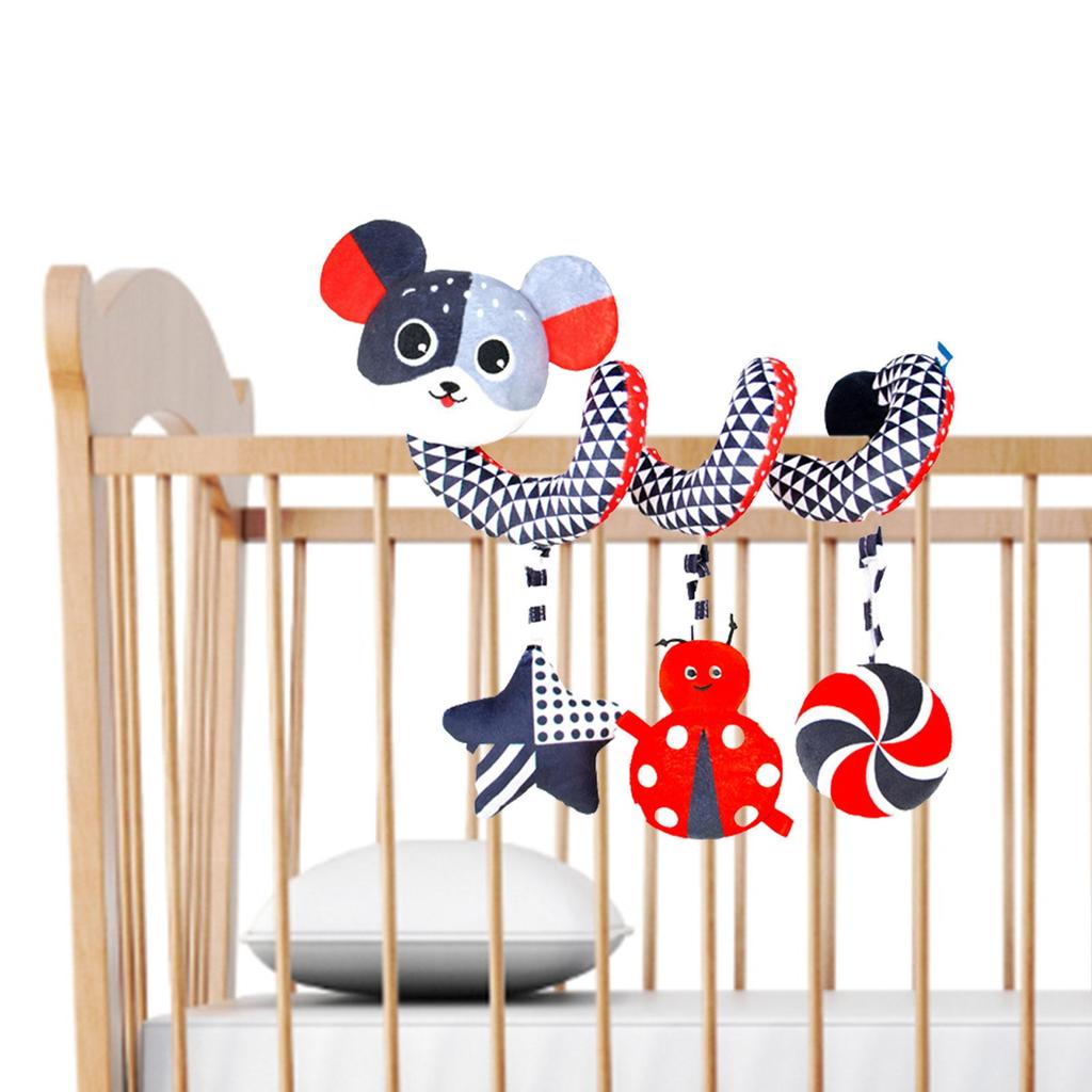Buy Crib Spiral Toy | Singing Baby Stroller Toy | Spiral Activity Hang ...