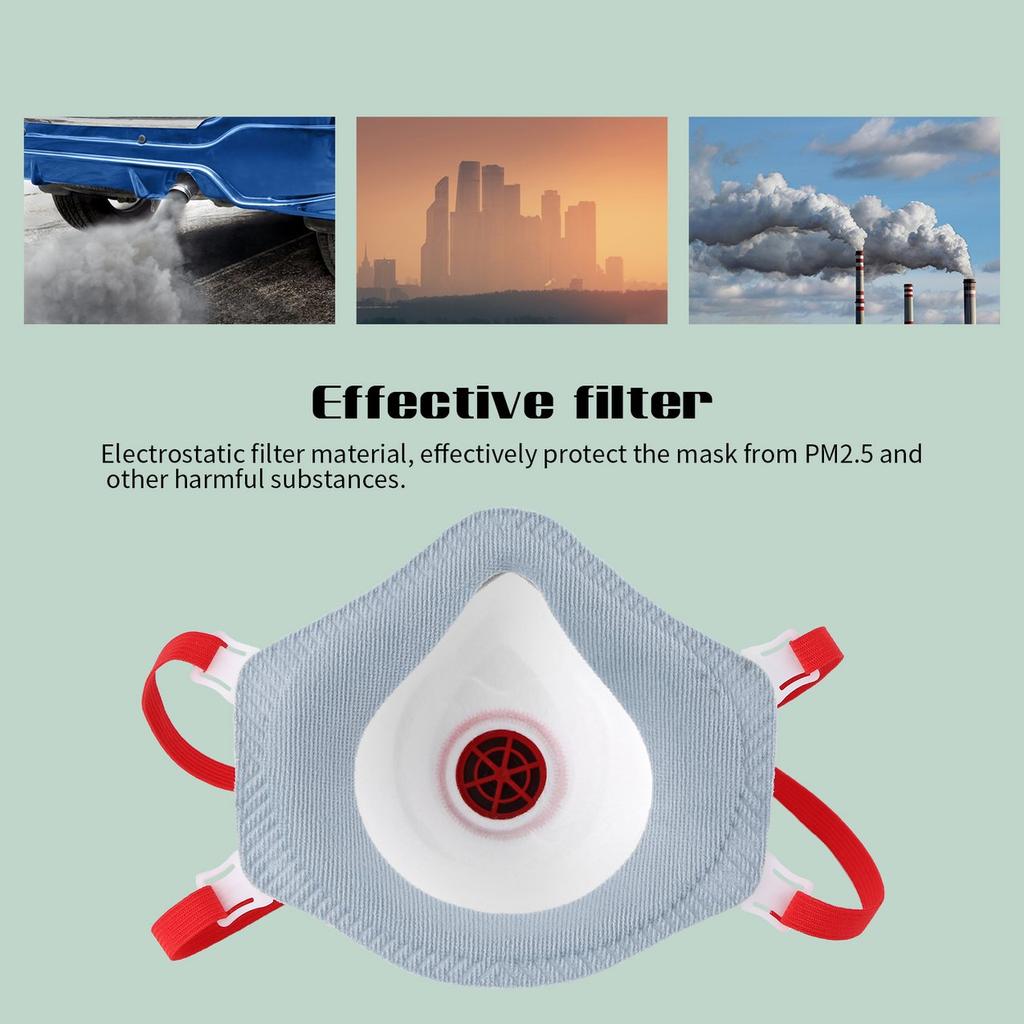 Buy Adjustable Head-mounted Protective Mask Cup-shaped Face Mask With ...