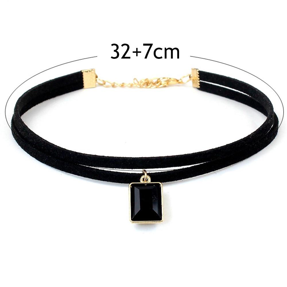 Buy Practical Lace Choker Necklace Stretch Velvet Classic Gothic Tattoo ...