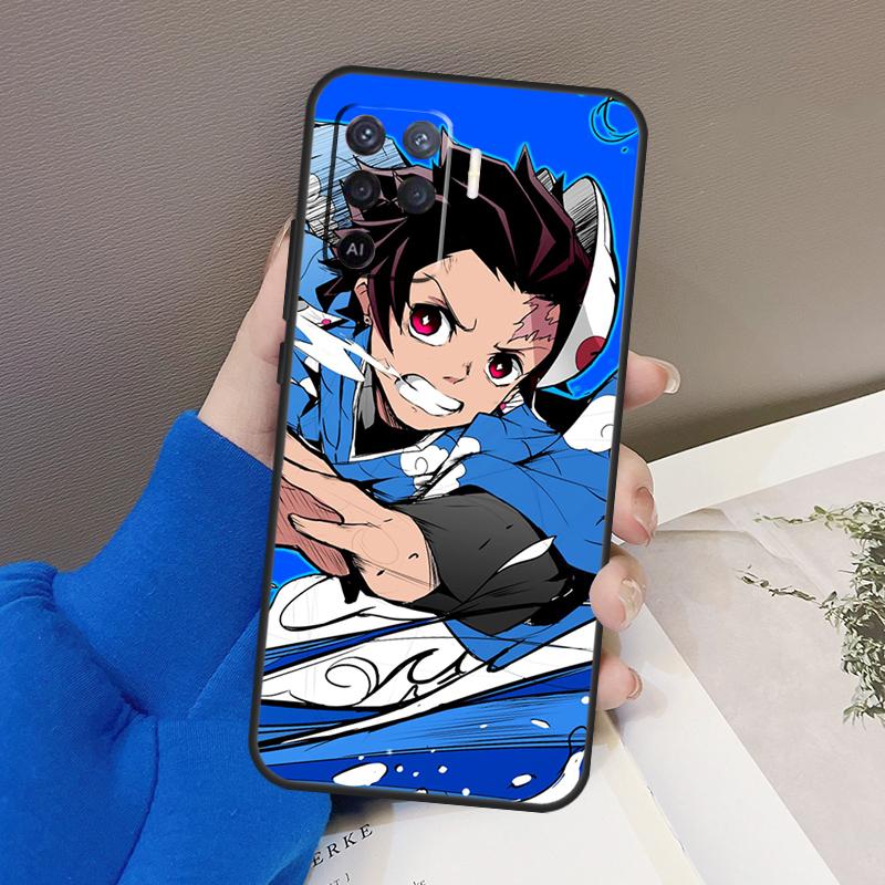 Köp Anime Demon Slayer Tanjiro Phone Case For OPPO A54 A74 A94 A53S A1K ...
