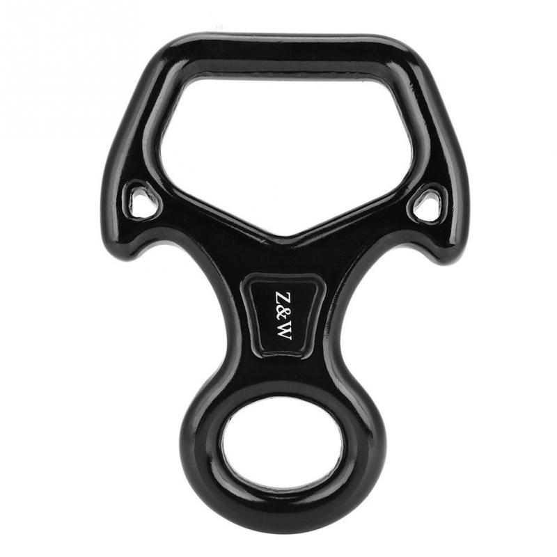 Buy 25KN Figure 8 Word Rope Descender Rappel Ring Rock Climbing Rescue ...