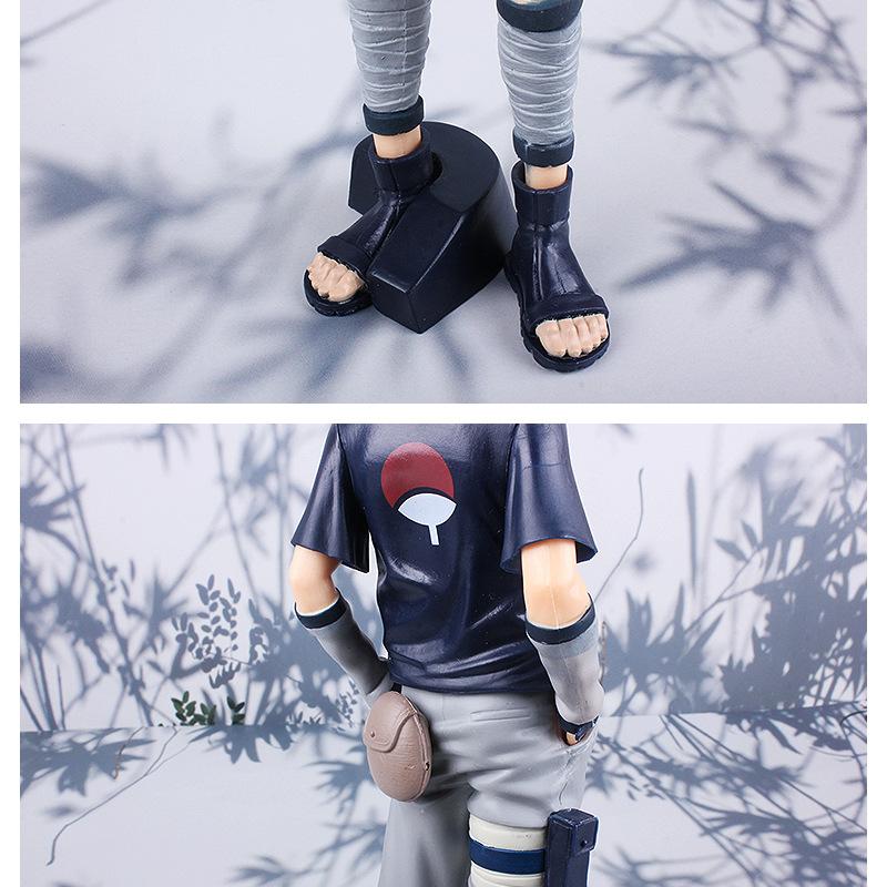 Buy Anime Naruto Standing Posture Childhood Uchiha Sasuke Figure ...