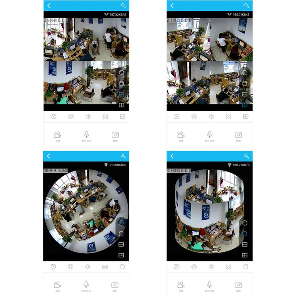 Buy HD Fisheye 360° Panoramic Wireless Wifi Security IP Camera CCTV ...