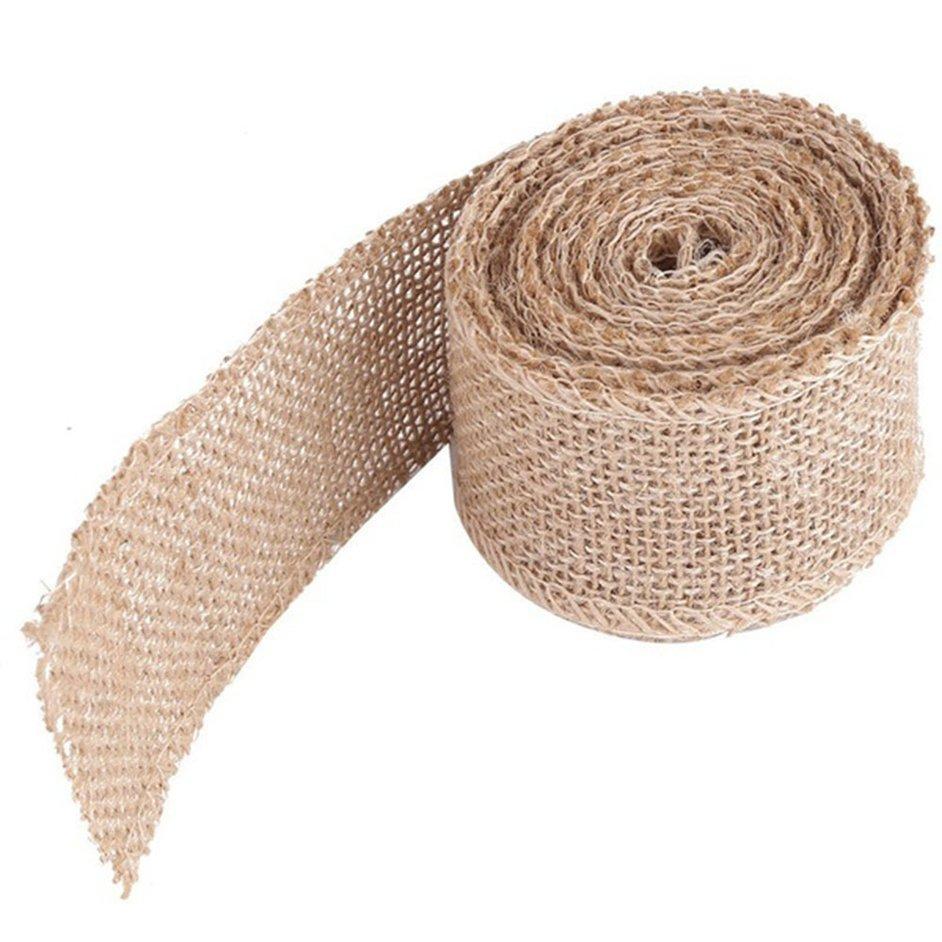 Buy Icoco New Outdoor Trend Burlap Roll Pure Color Linen Roll Table ...