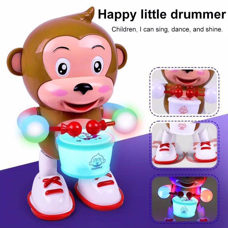 Buy Children\'s Toys Happy Little Drummer (monkey) With Lights And ...