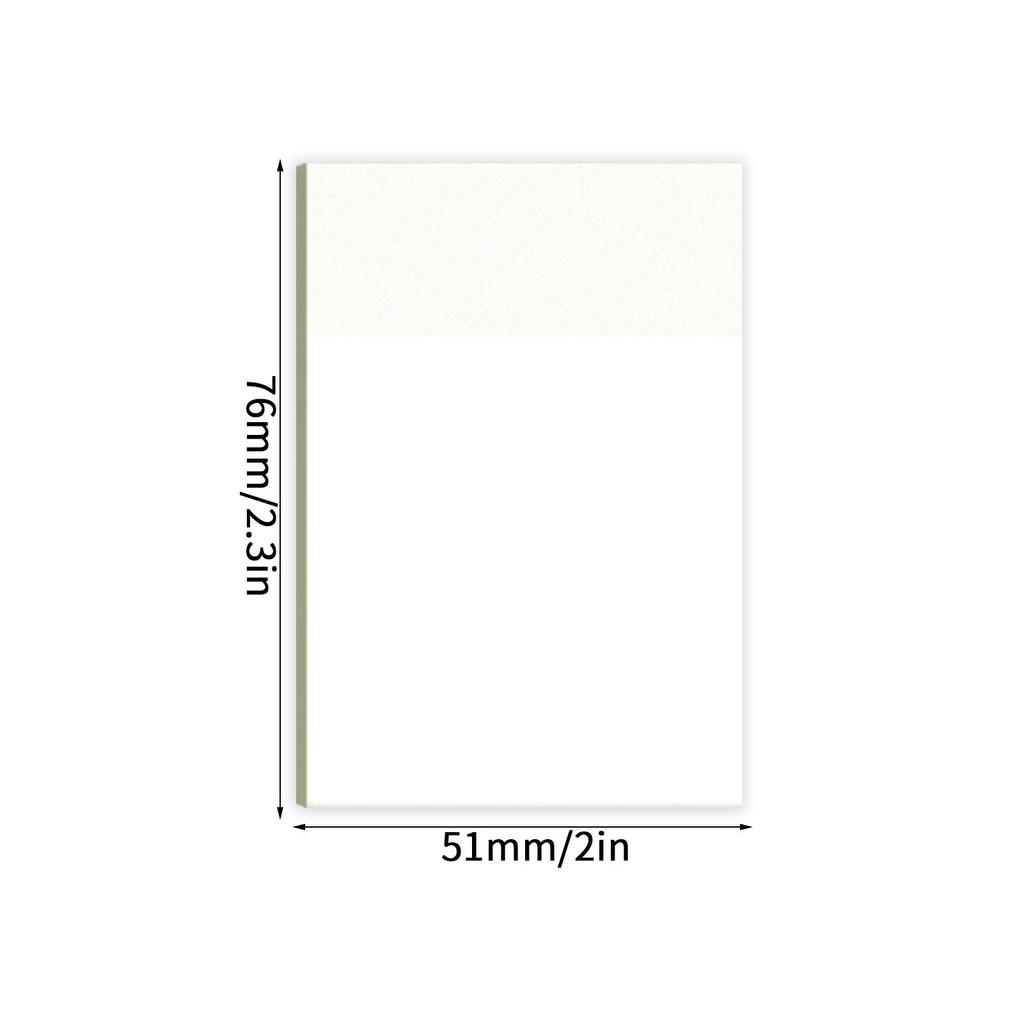 Buy Clear Sticky Notes | 50 Sheets Waterproof Transparent Sticky Notes ...