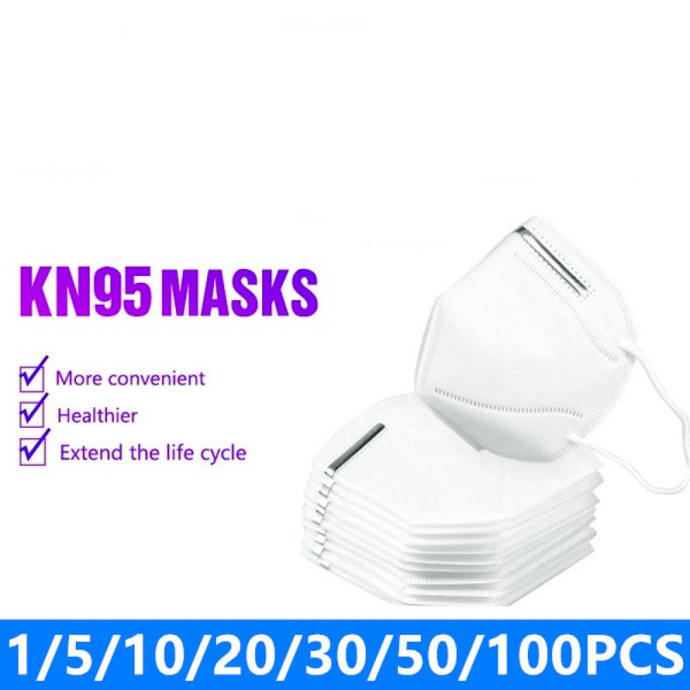 Buy 1/5/10/20/30/50/100PCS PM2.5 KN95 FFP3 Antibacterial Protective Mask Filters at affordable ...
