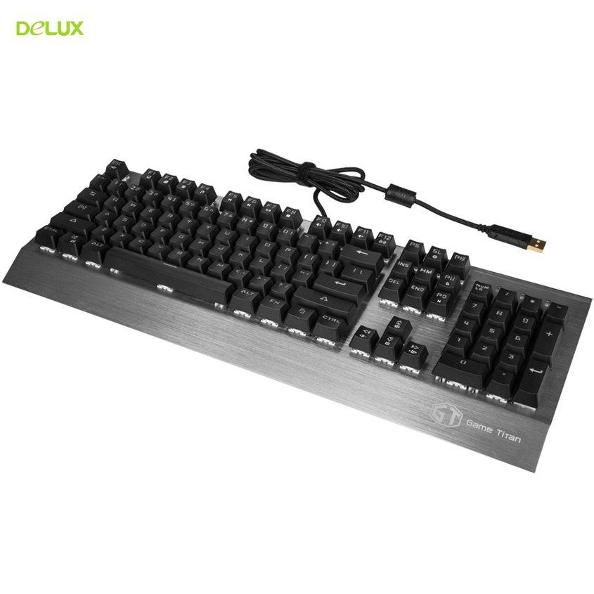 Delux KM02 RGB Version Mechanical Keyboard USB Wired Keyboard ...