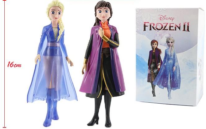 Buy Play Set with Doll Frozen Frozen 2 Cartoon Characters Elsa, Anna 16 ...