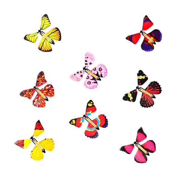 Buy 12pcs Magic Butterflies Wind Up Fairy Plastic Flying In the Book ...