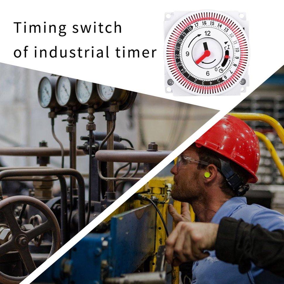 Buy HTM Mechanical Timer 250V Time Counter Reminder 15min 24h Kitchen ...