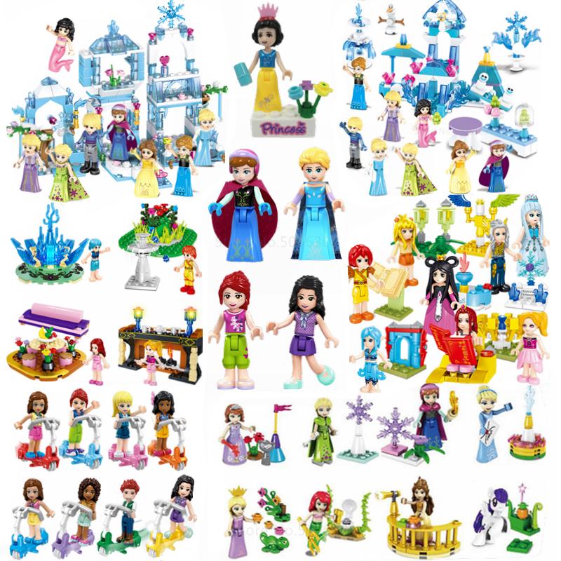 Buy Girls Minifigures Kid Girls Kits Education DIY Bricks Children's ...