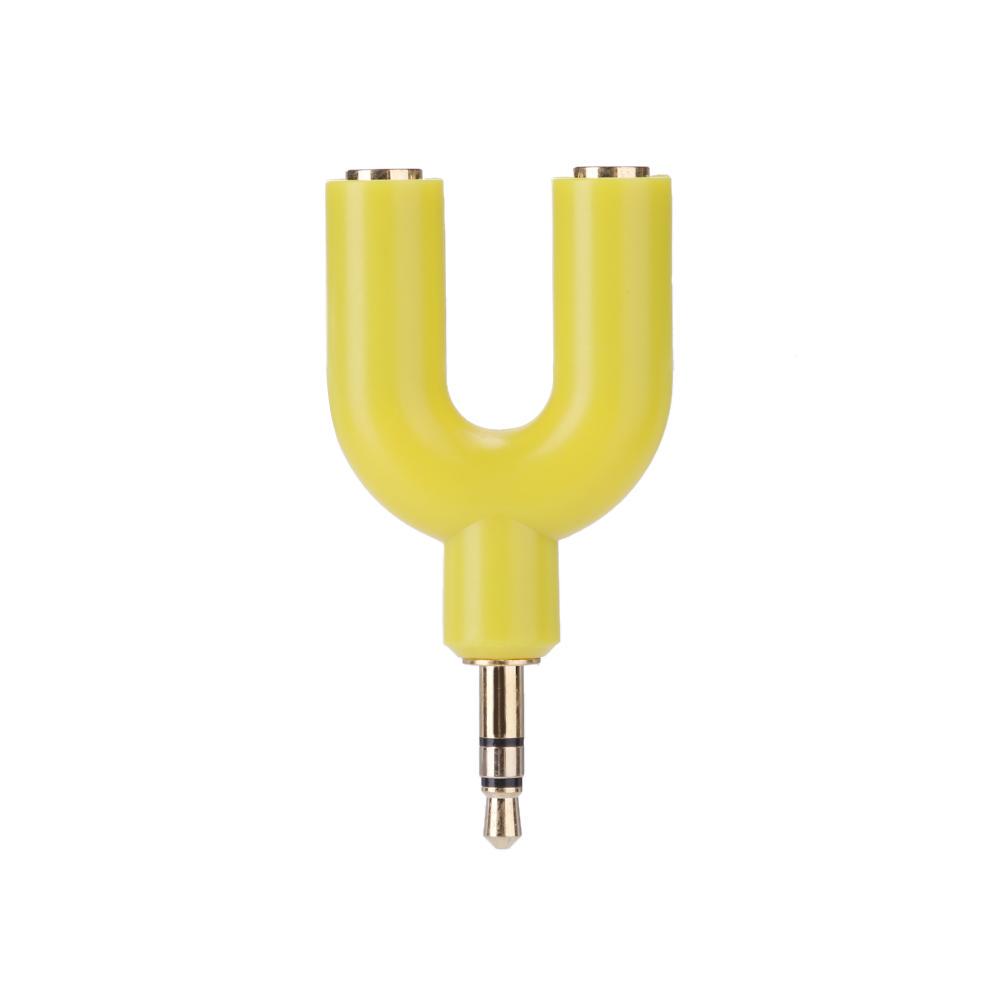 Cheap 3.5mm Extension Earphone Audio Splitter 1 Male to 2 Female ...