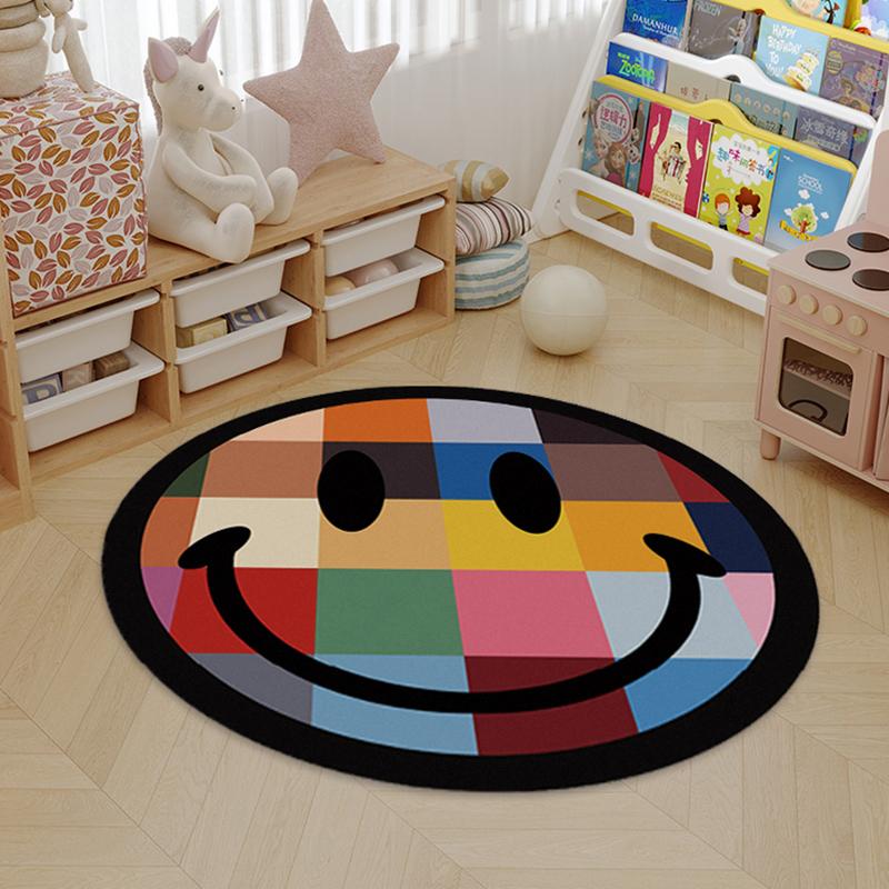 Cheap Round Checkerboard Carpet for Bedroom Decor Lounge Rug Computer ...