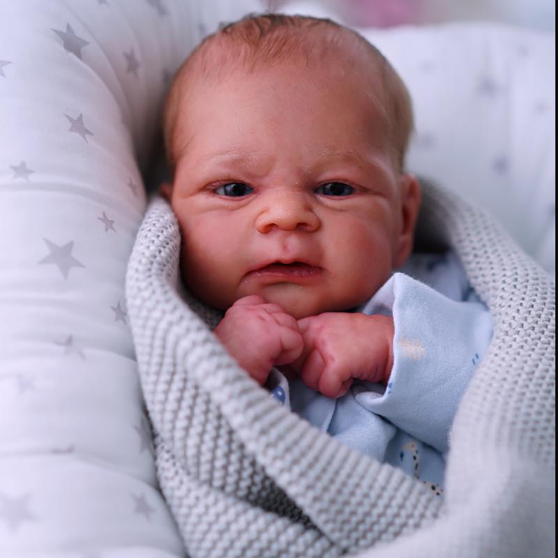Buy 17inch Soft Touch Flexible Reborn Doll Kit Elijah Lifelike Fresh ...
