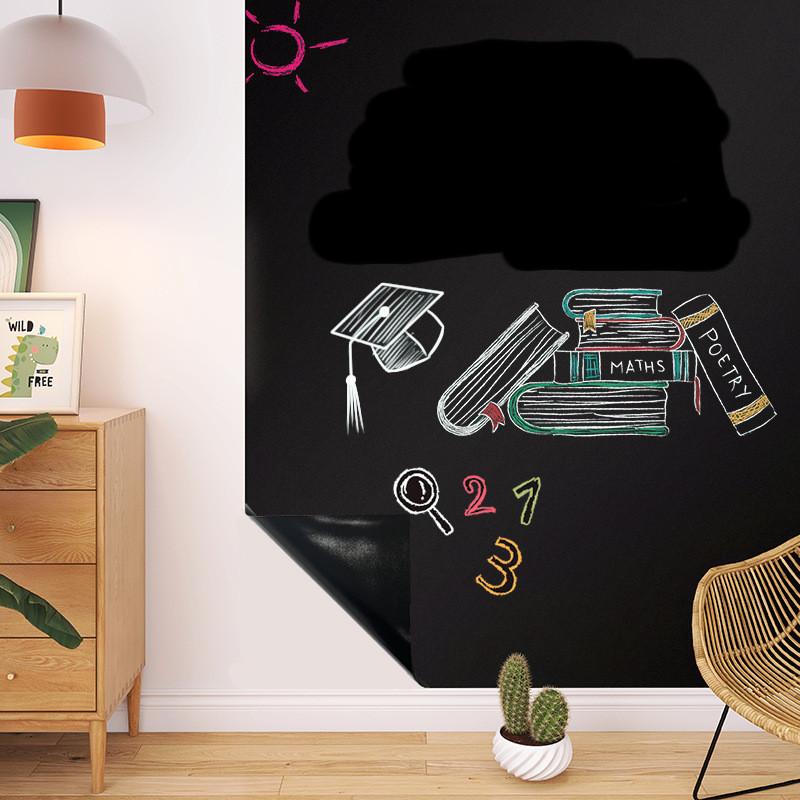 Buy Self-Adhesive Blackboard Stickers Removable PVC Draw Mural Decor ...