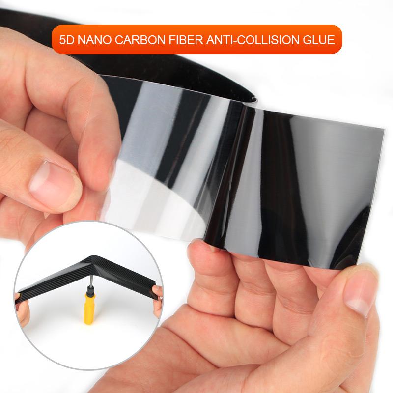 Buy 3M/10M Auto Bumper Decals Wrap 5D Carbon Fiber Car Stickers Door ...