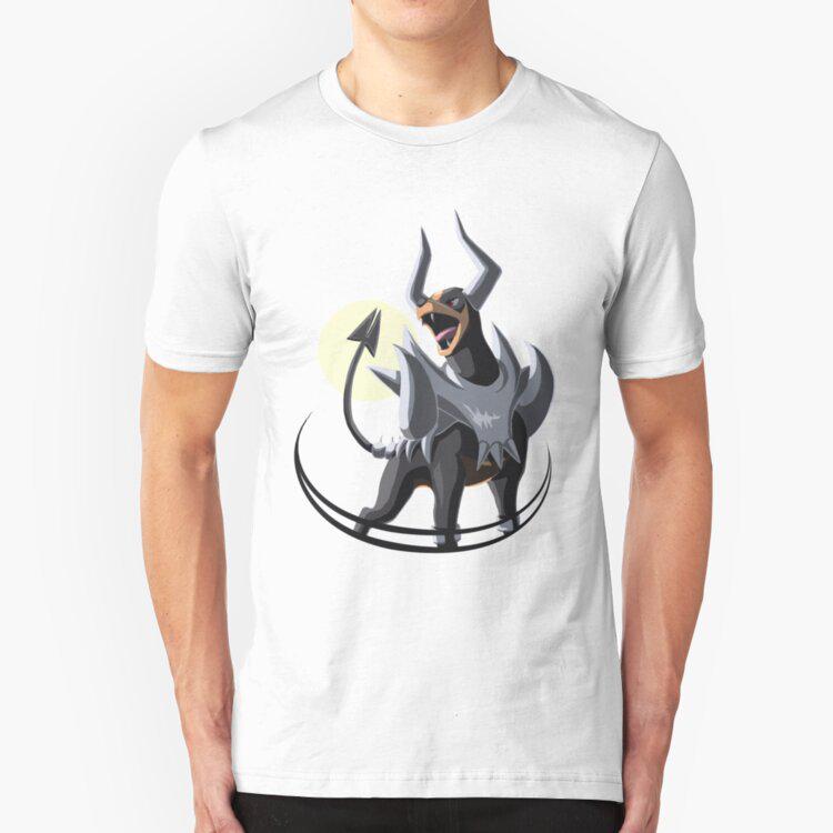 Buy Pokemon Mega Houndoom Cotton White Tees Summer Men T Shirts Male ...