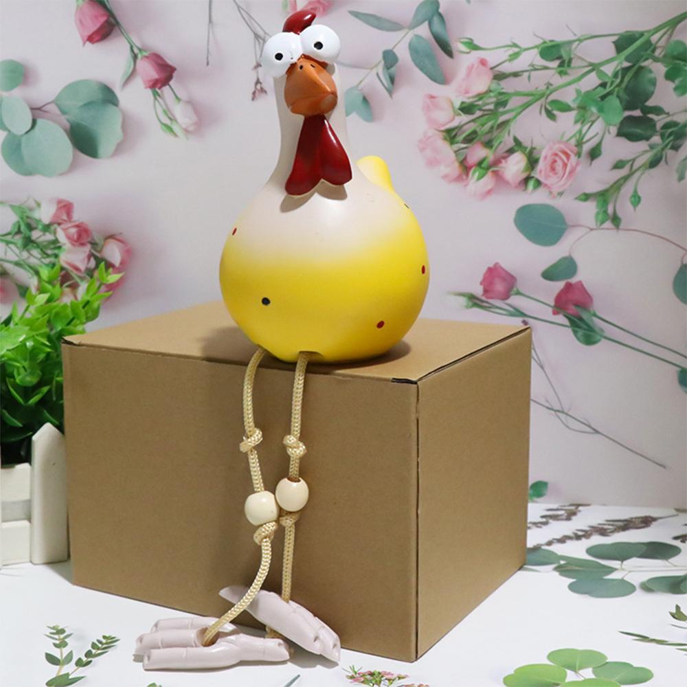 Buy Resin Big Eye Chicken Hilde Decoration Garden Ornaments Animal ...