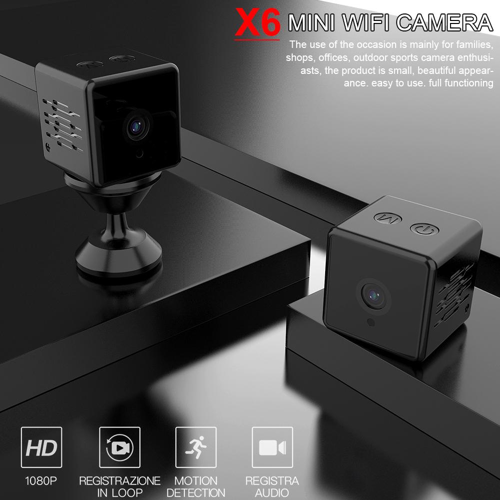 Buy X6 Wireless Surveillance Camera Wifi HD Night Vision Mini DV Camera ...