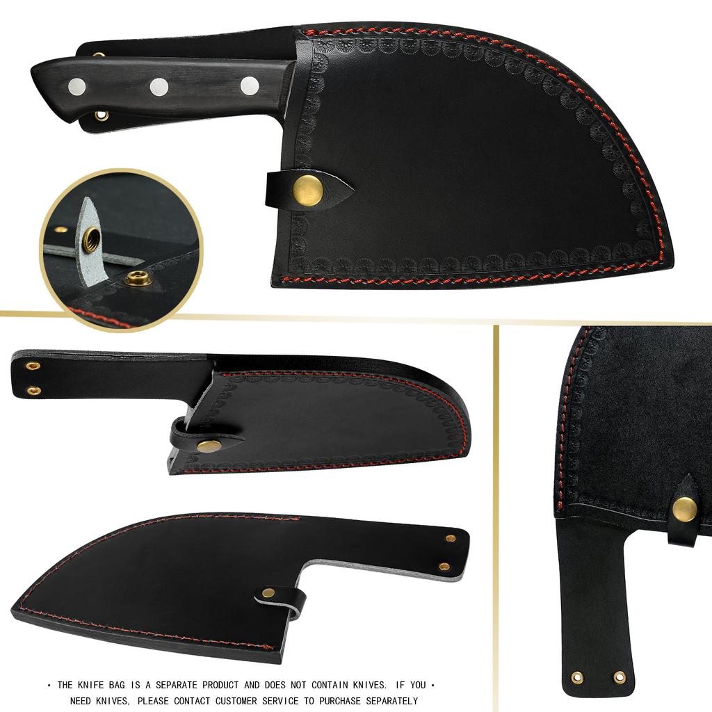 💰Köp billigt online 1PC Chinese Chef Knife Sheath Cover Protect Leather ...