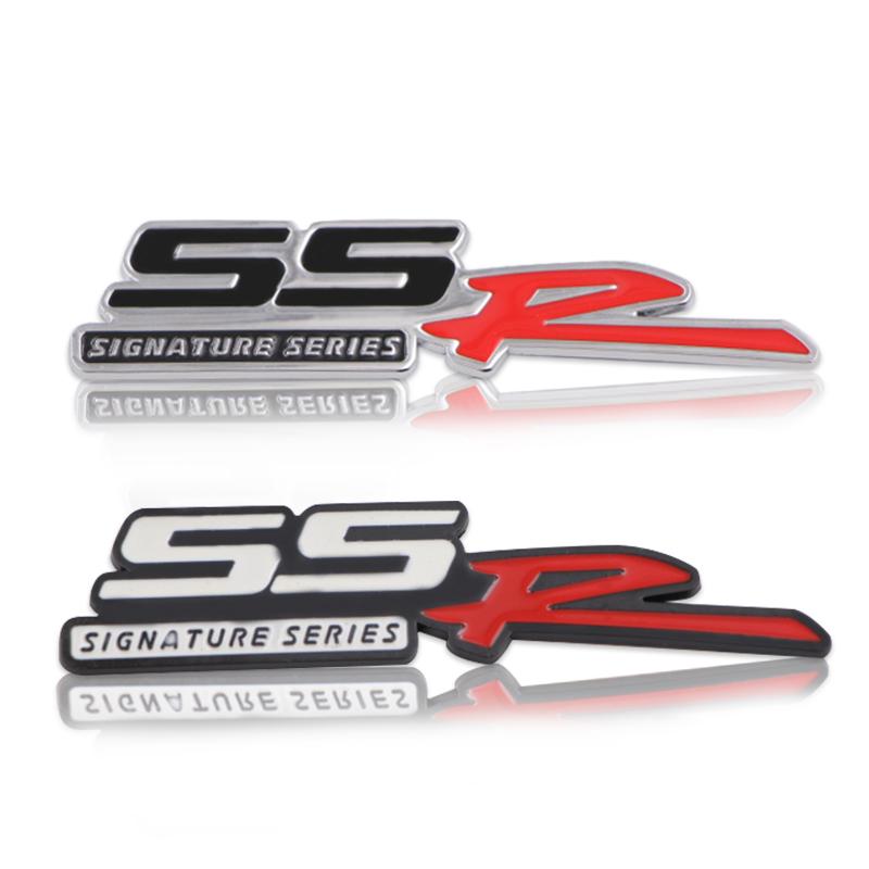 1 pcs 3D Metal SSR SS R Signature Series Logo Car Sticker Auto Parts ...