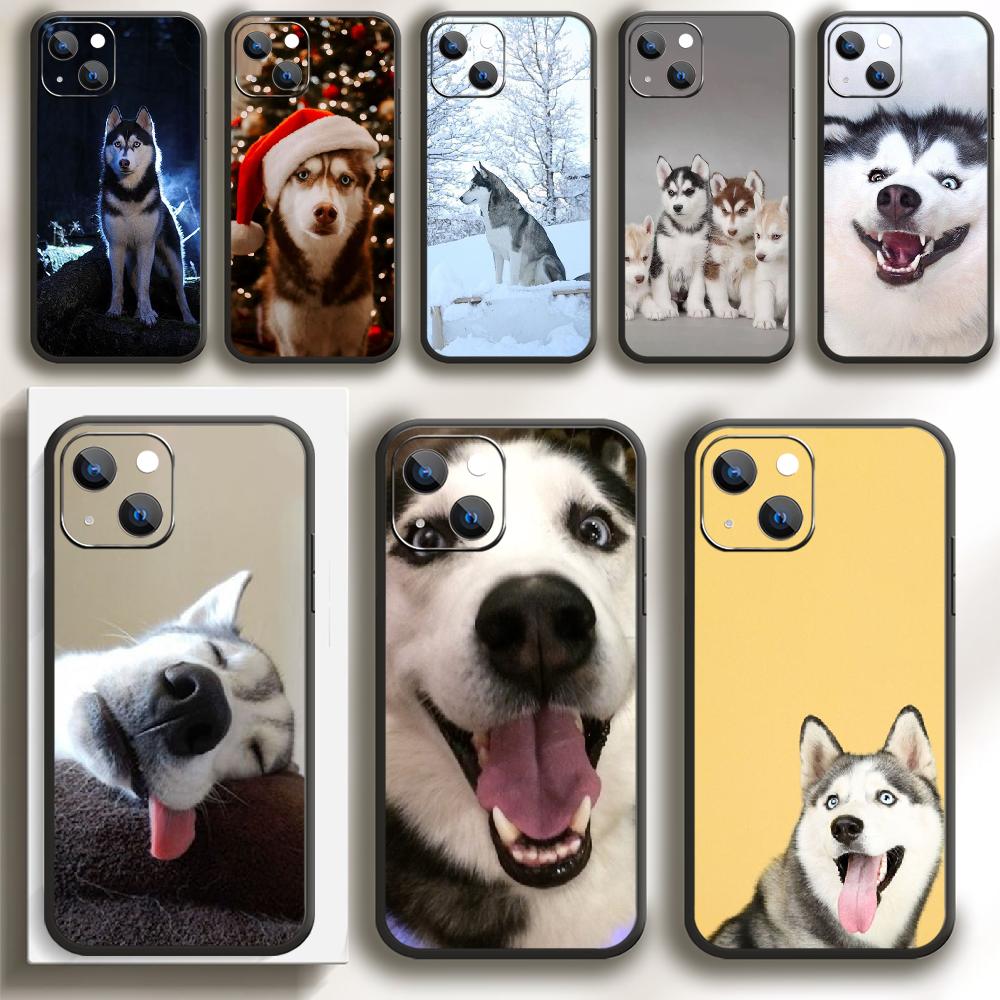 Buy Siberian Husky Cute Dog Soft Phone Case Cover For IPhone Xiaomi ...