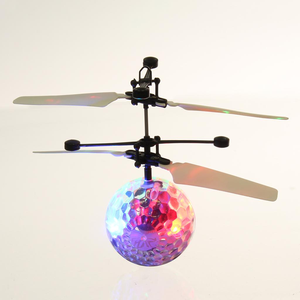 Buy 2Pcs/Pack Colorful RC Flying Ball UFO Space Orb Disco Infrared ...