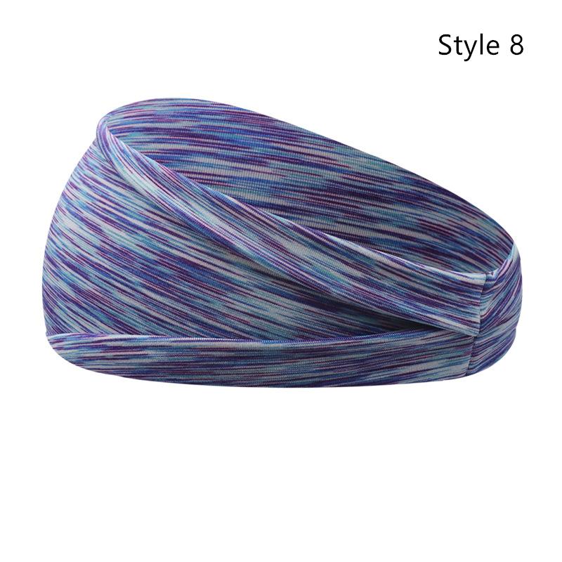 Cotton Men Women Headpiece Stretch Sports Turban Hair Accessories Sweat ...