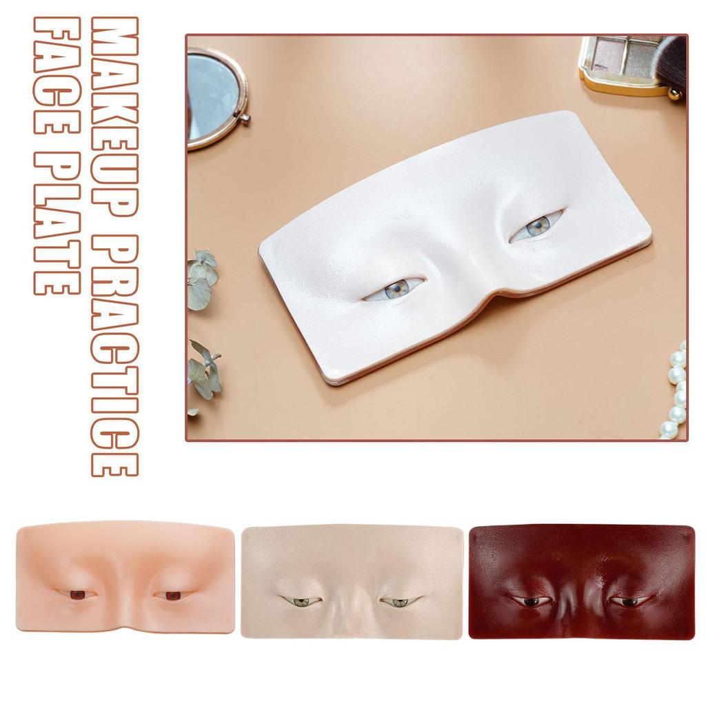 Buy Reusable 5D Cosmetic Makeup Practice Mask Board Pad Solution For ...