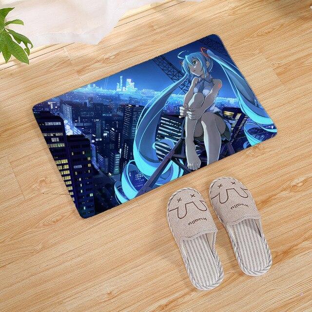 Buy Hatsune Miku Printing Doormat Insole Kitchen Mat Carpet Welcome ...