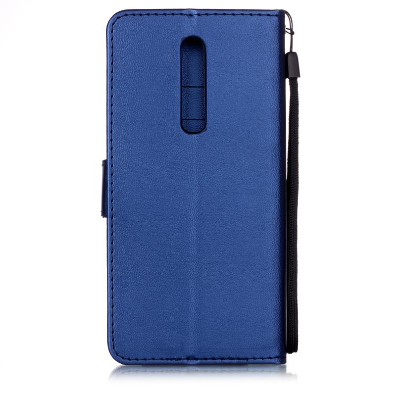 Solid Color PU Leather Case For Xiaomi RedMi Note 7 Wallet Card Phone ...
