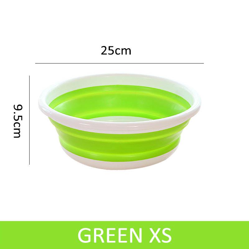 Buy Portable Foldable Laundry Basin Plastic Travel Folding Wash Basin ...