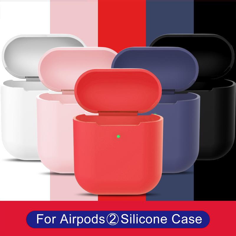 Buy Silicone Shockproof Protective Cover Case Slim Skin For Airpods ...