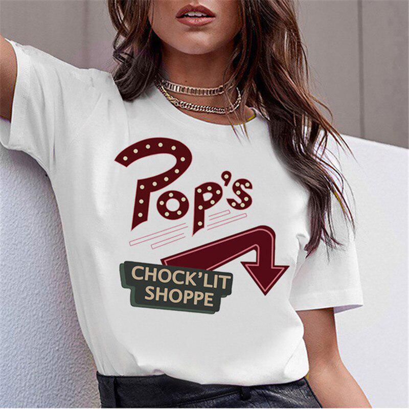 Buy LUSLOS SOUTH SIDE SERPENTS T-Shirt Women Sumemr Riverdale Plus Size ...