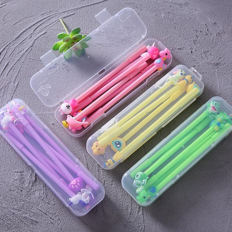 Cheap School Supplies Creative Neutral Pen Box Set of 6 Pieces Pack ...