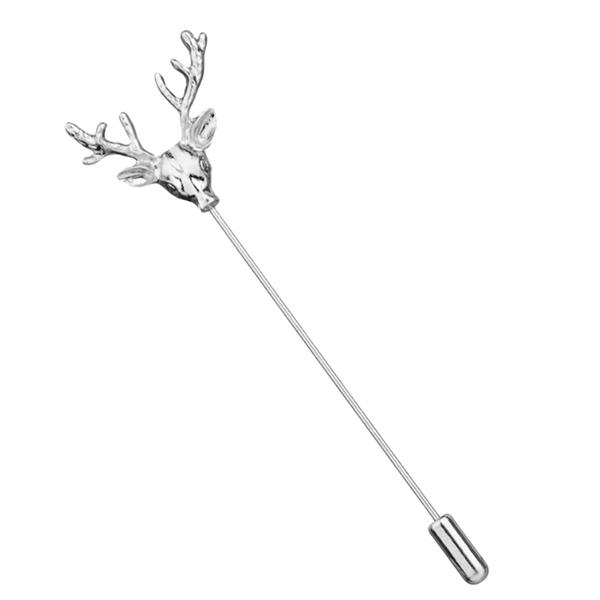 Delicate Fashion Handmade Vintage Mens Deer Long Brooch Pins Lapel Pin ...
