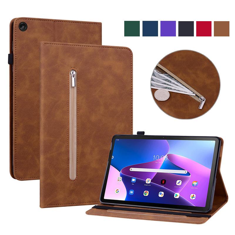 Tablet Case Case for Lenovo Tab M10 Plus 3rd Gen 10.6 Inch Zipper Stand ...