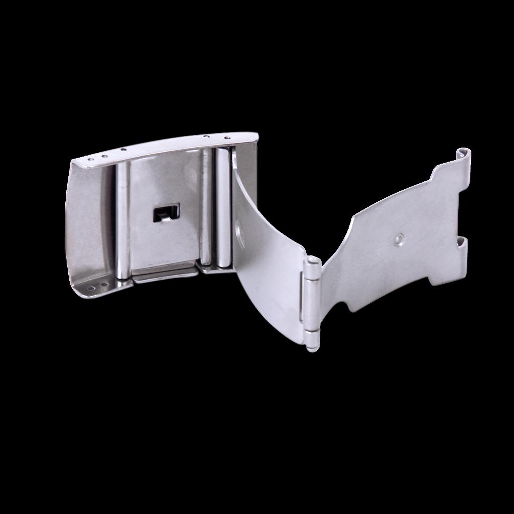 Buy Stainless Steel Fold Over Deployment Clasp Buckle Fit 22mm Watch ...
