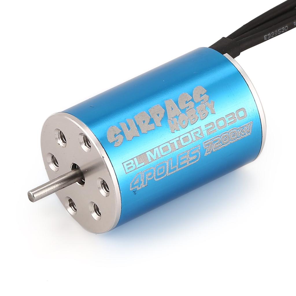 Buy SURPASSHOBBY 2030 7200KV 16T Mini Brushless Motor for 1/16 1/18 RC ...