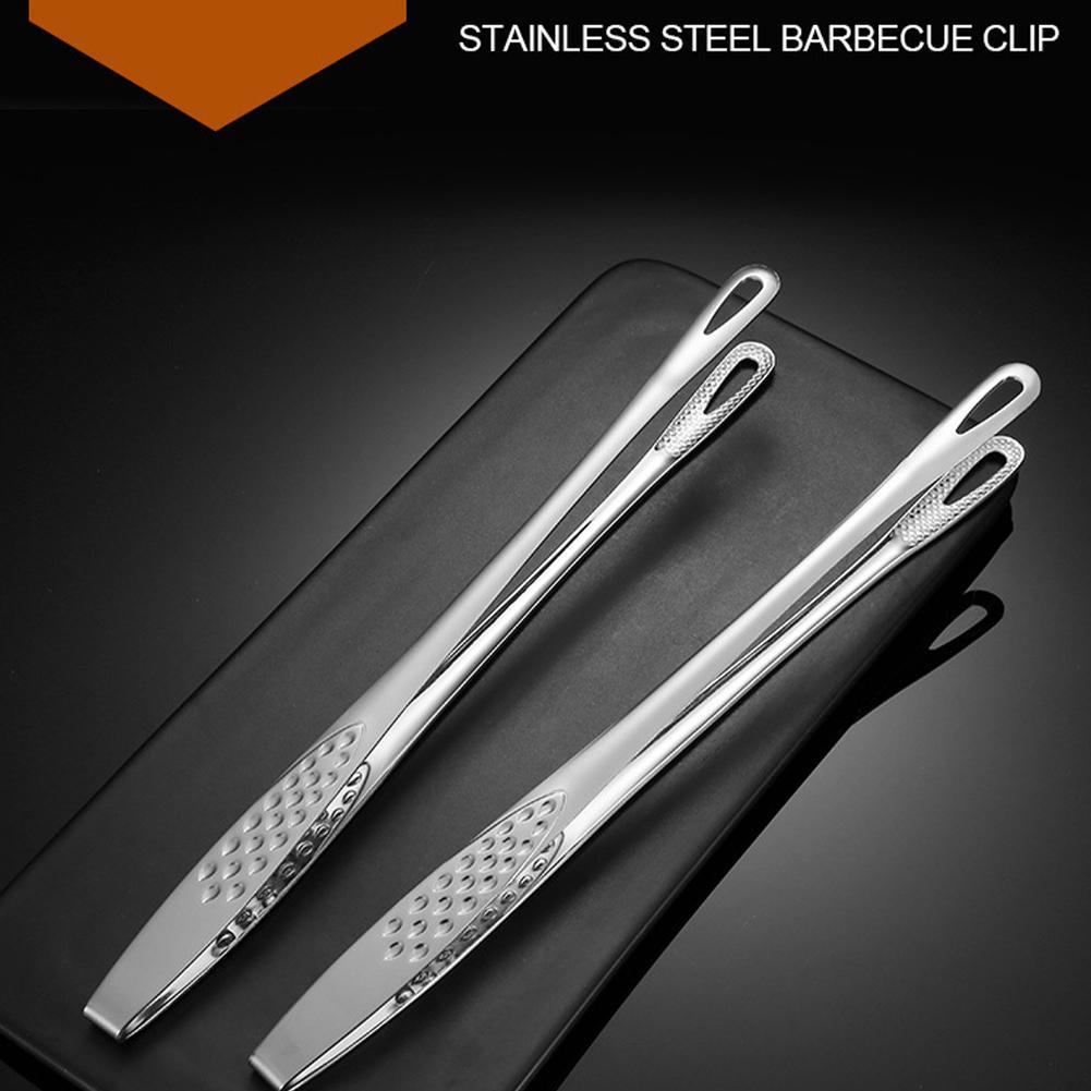 Kaufe Edelstahlzange Grill Essen Steak Zange Haushalt Gadgets Küche ...