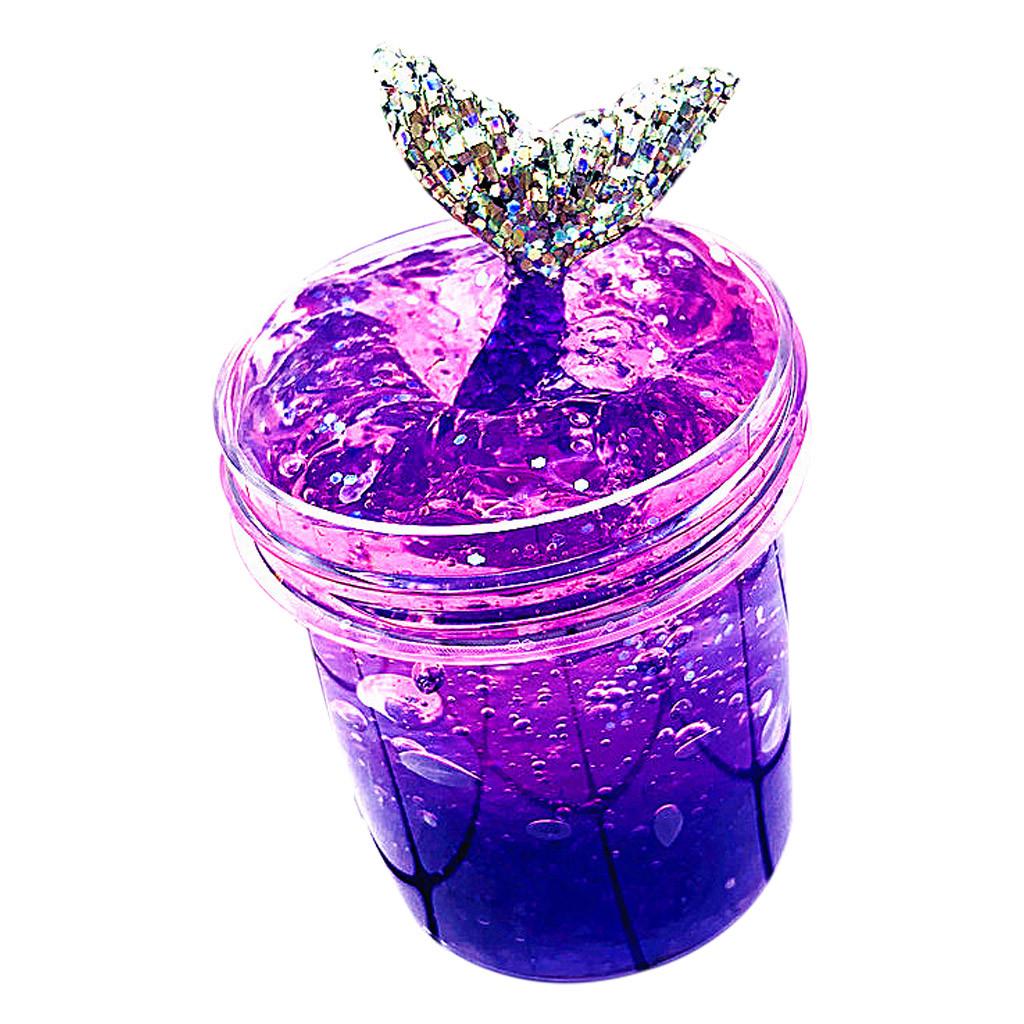 Buy Ocean Fish Tail Puff Slime Putty Scented Stress Kids Clay Crystal ...