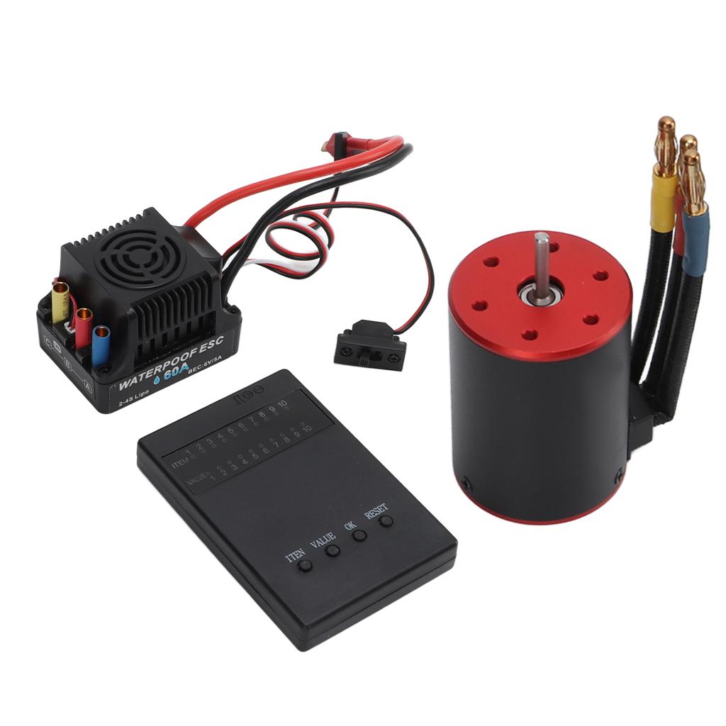 Cheap 3650 3100KV Brushless Motor 60A ESC Set Waterproof Brushless ...