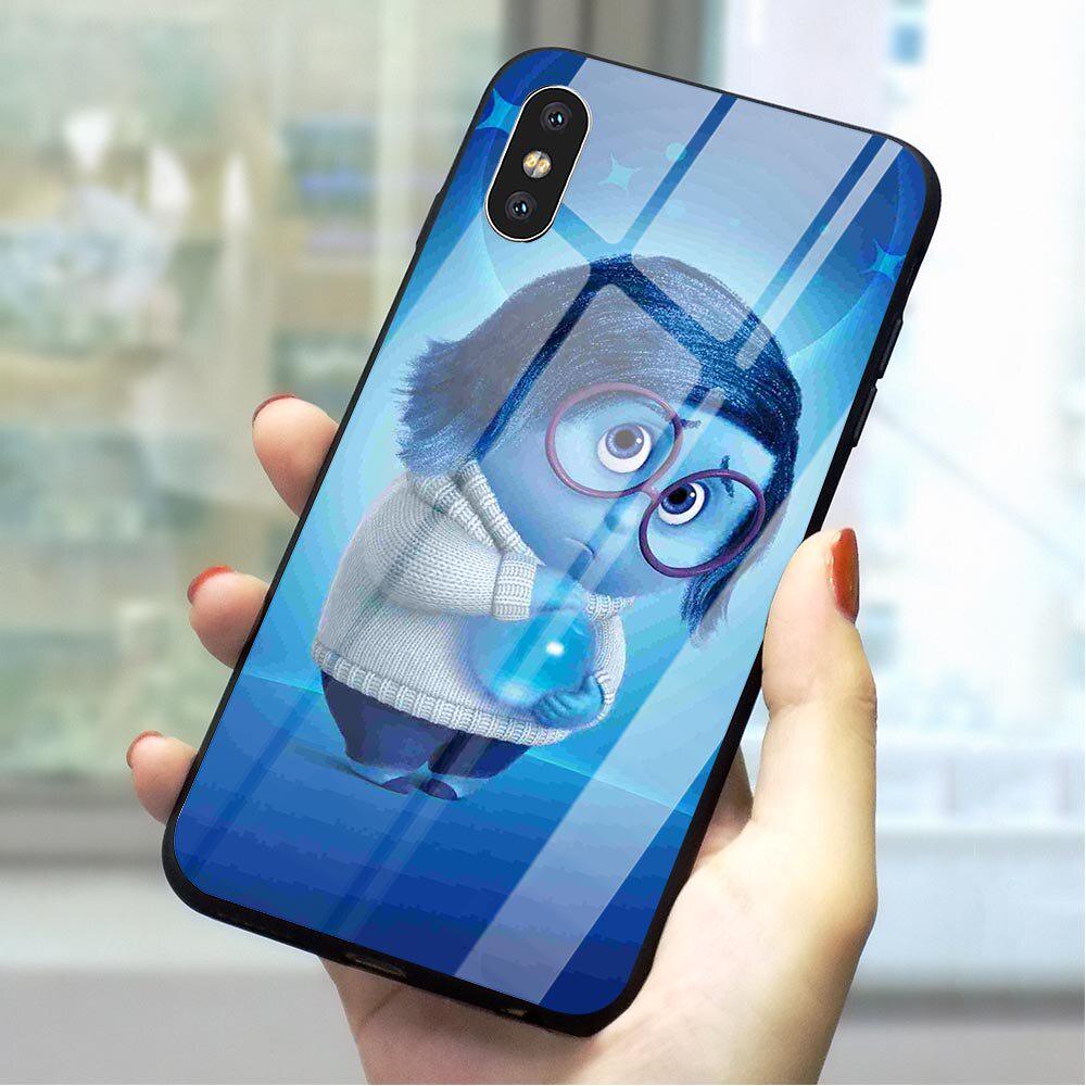 Inside Out Tempered Glass Phone Cover for iPhone X Case 6 6S XR Xs Max ...