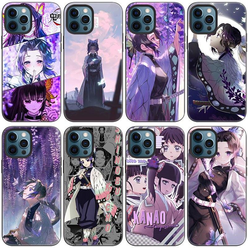 Buy Anime Demon Slayer Kanao Shinobu sama Case For Apple iPhone 14 13 ...
