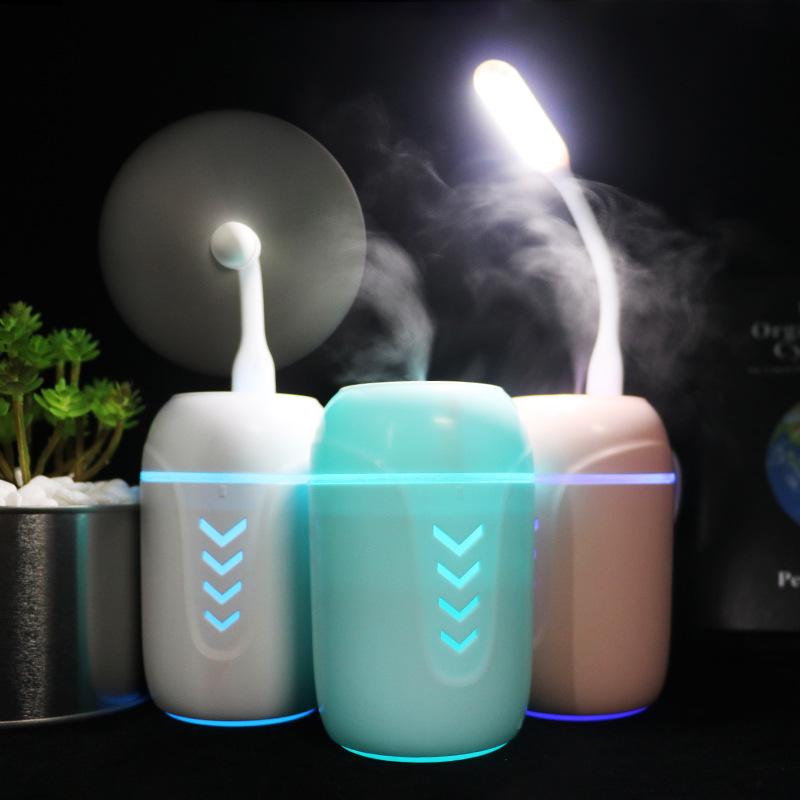 Buy New Creative Three-in-one Humidifier Mini Water Meter USB Fan Night ...