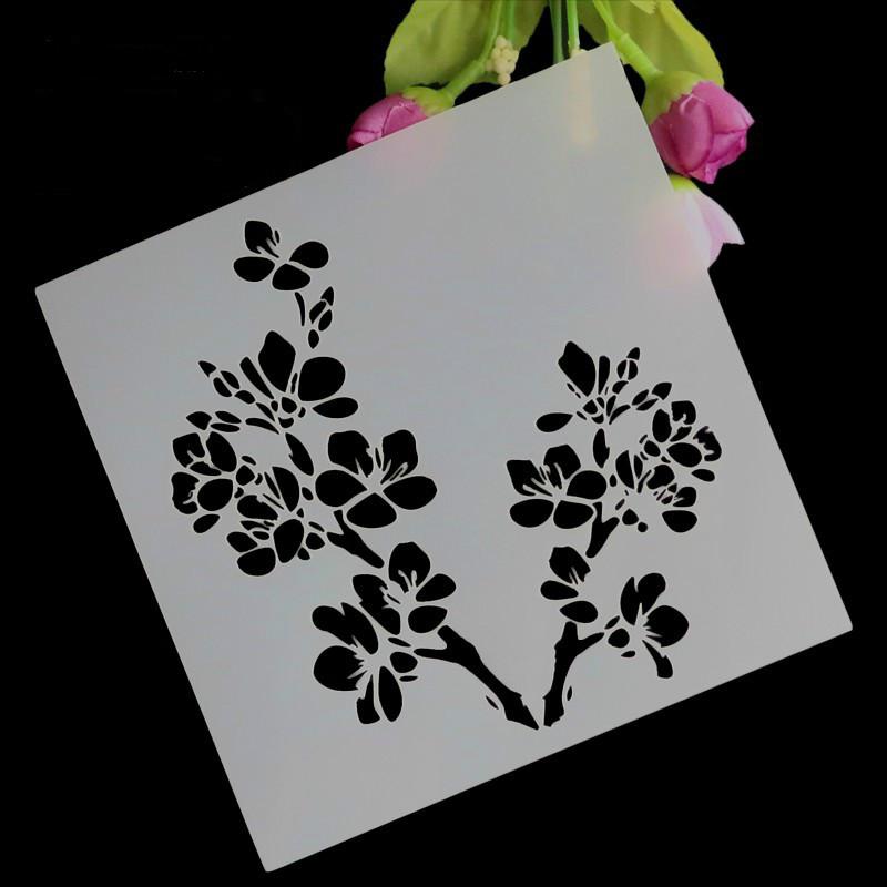 Buy 29Styles Coffee Spray Pattern Cake Mold Sugar Powder Sieve Pastry ...